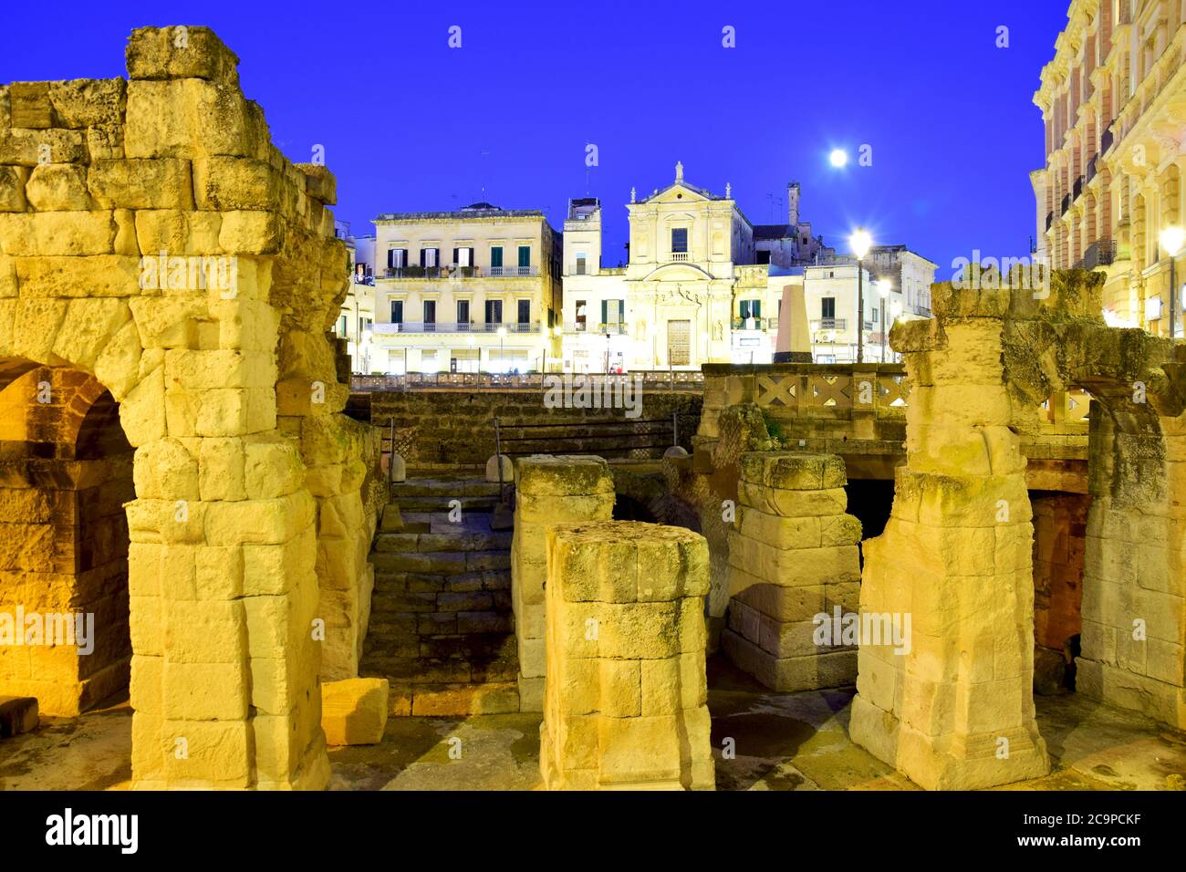Architectures in Lecce, Italy Stock Photo - Alamy
