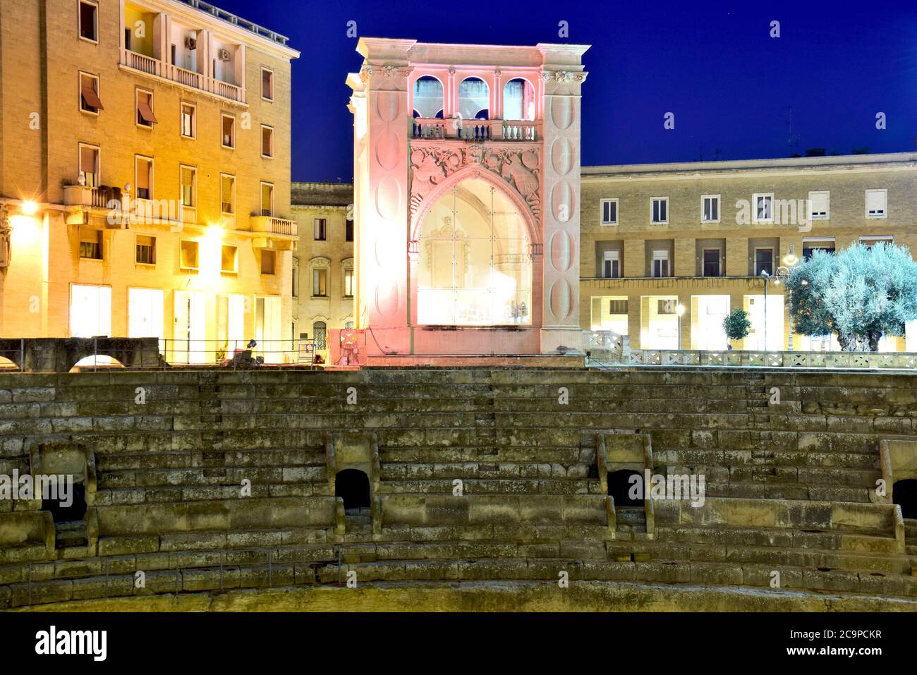 Architectures in Lecce, Italy Stock Photo - Alamy