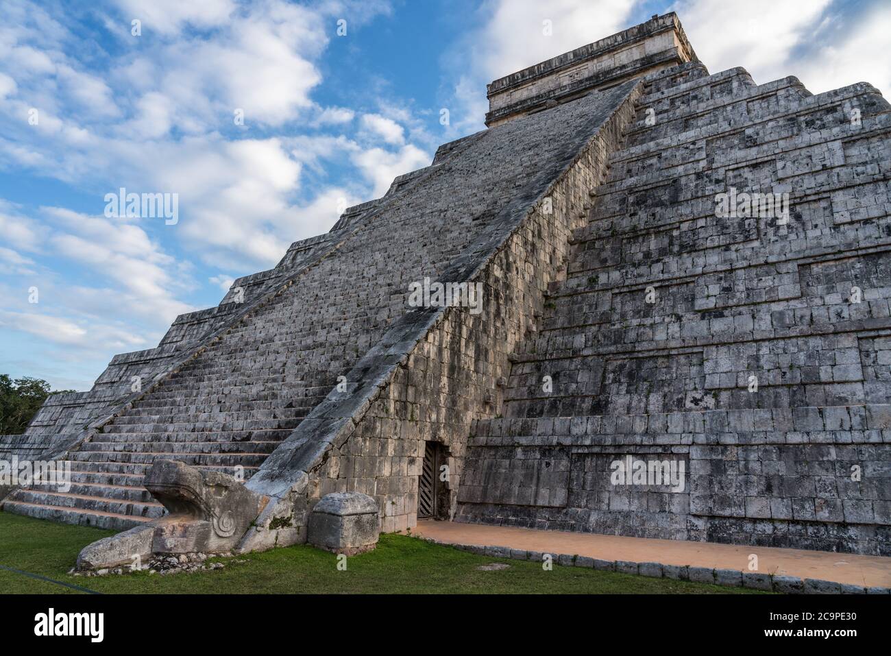 El Castillo, the Castle or the Temple of Kukulkan is the largest ...