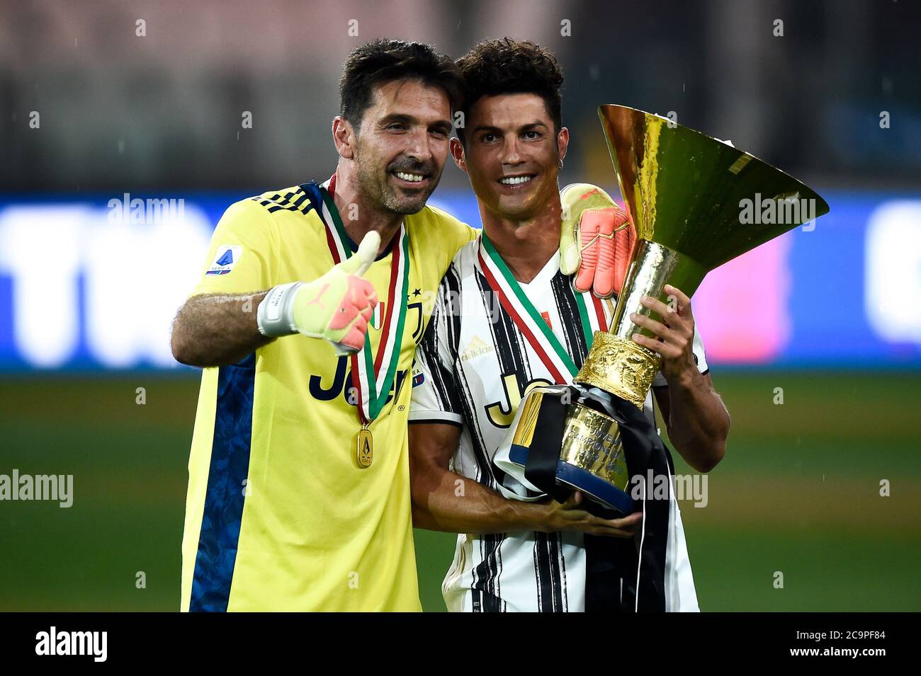 Gianluigi buffon trophy hi-res stock photography and images - Alamy