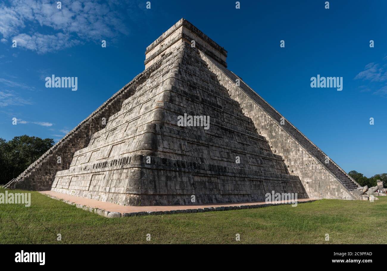 El Castillo, the Castle or the Temple of Kukulkan is the largest ...