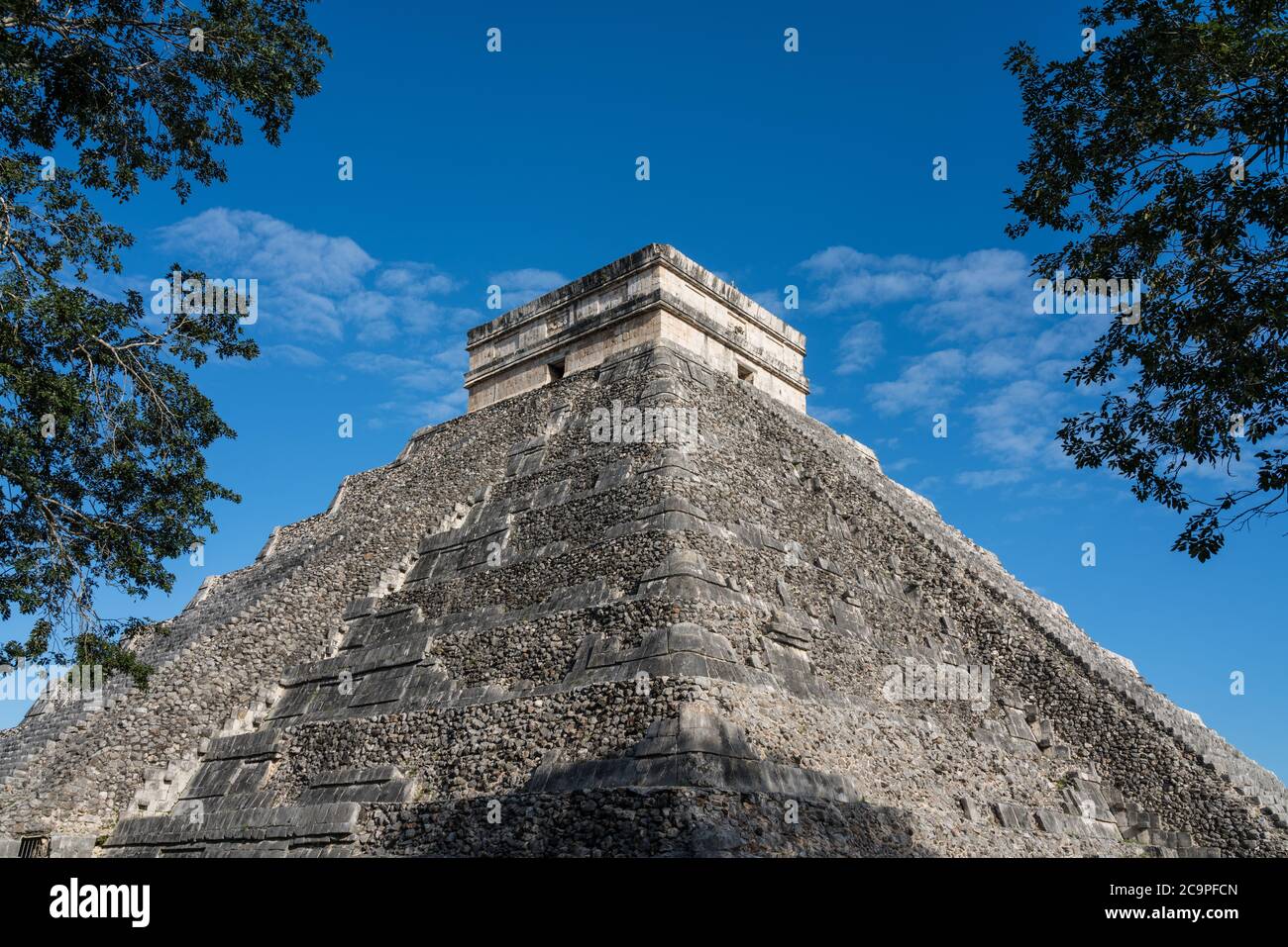 El Castillo, the Castle or the Temple of Kukulkan is the largest ...
