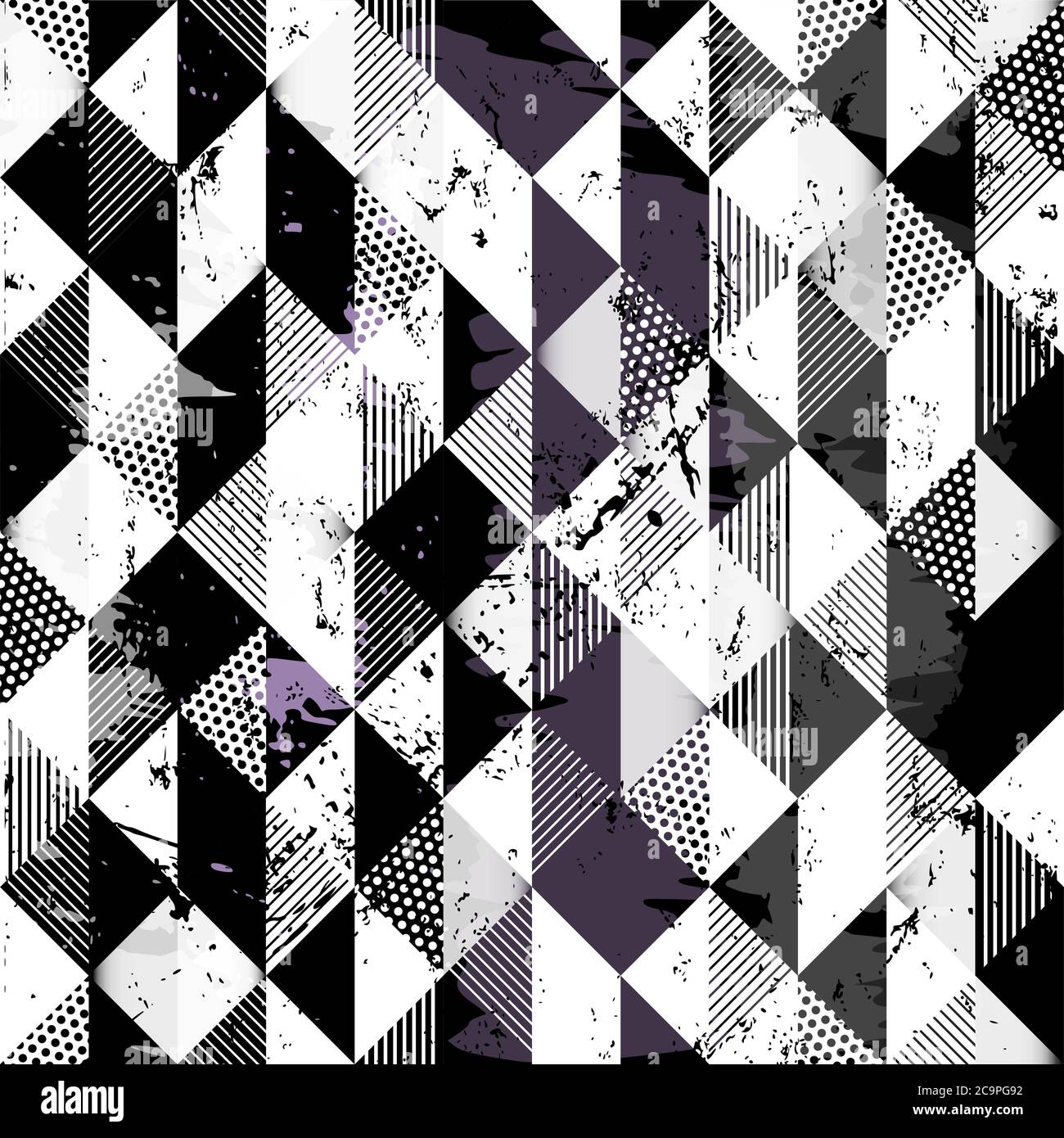 Black and white squares pattern hi-res stock photography and images - Alamy