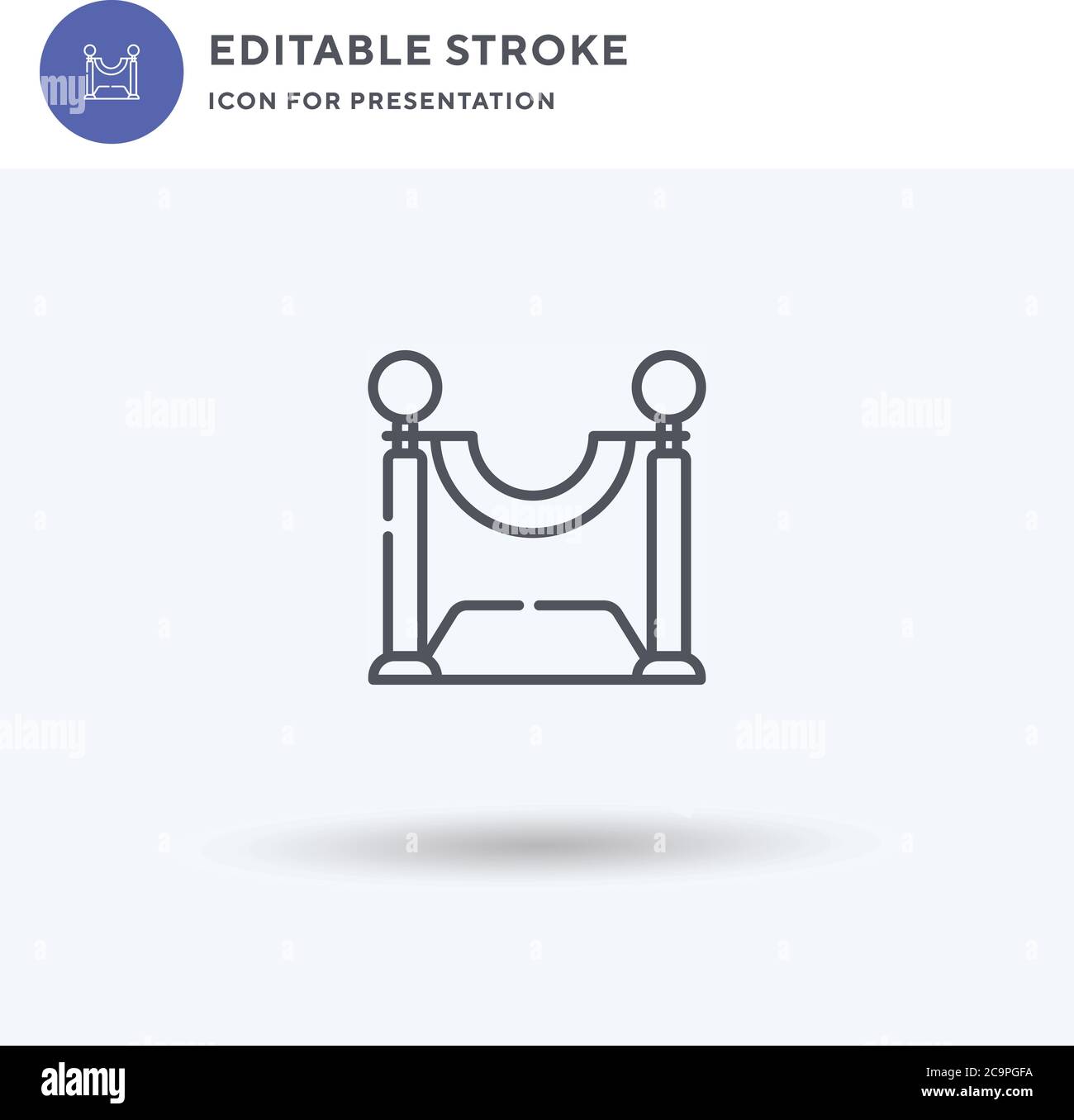 Red Tape icon vector, filled flat sign, solid pictogram isolated on ...