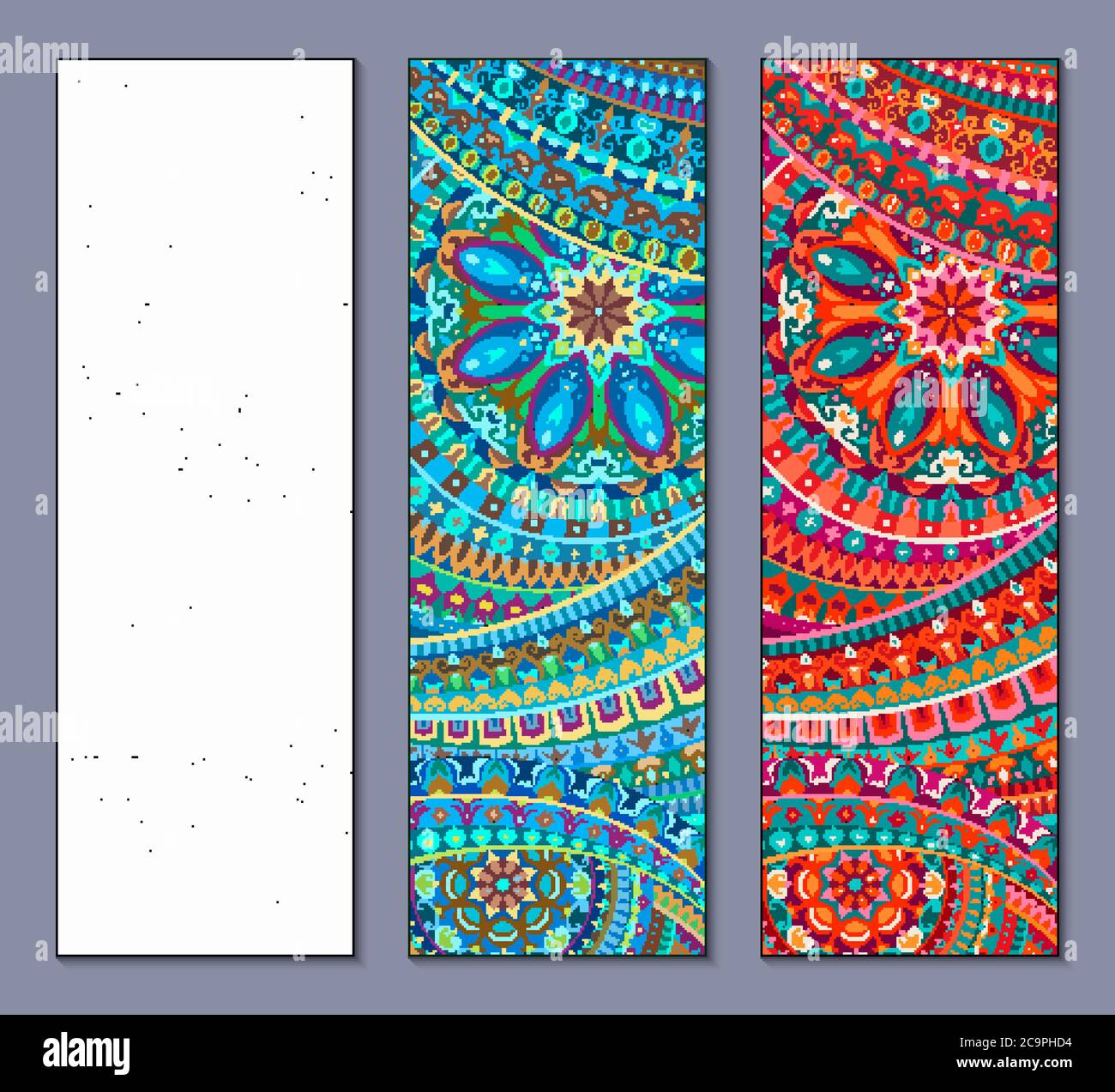 Vector abstract ethnic banners design set Stock Vector Image & Art - Alamy