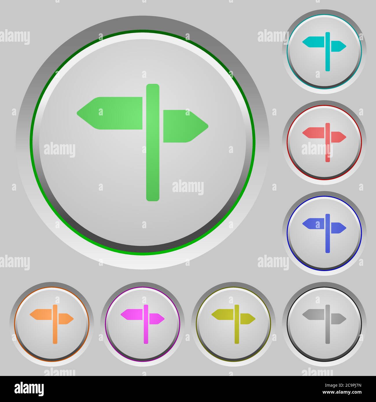 Dilemma signpost Stock Vector Images - Alamy