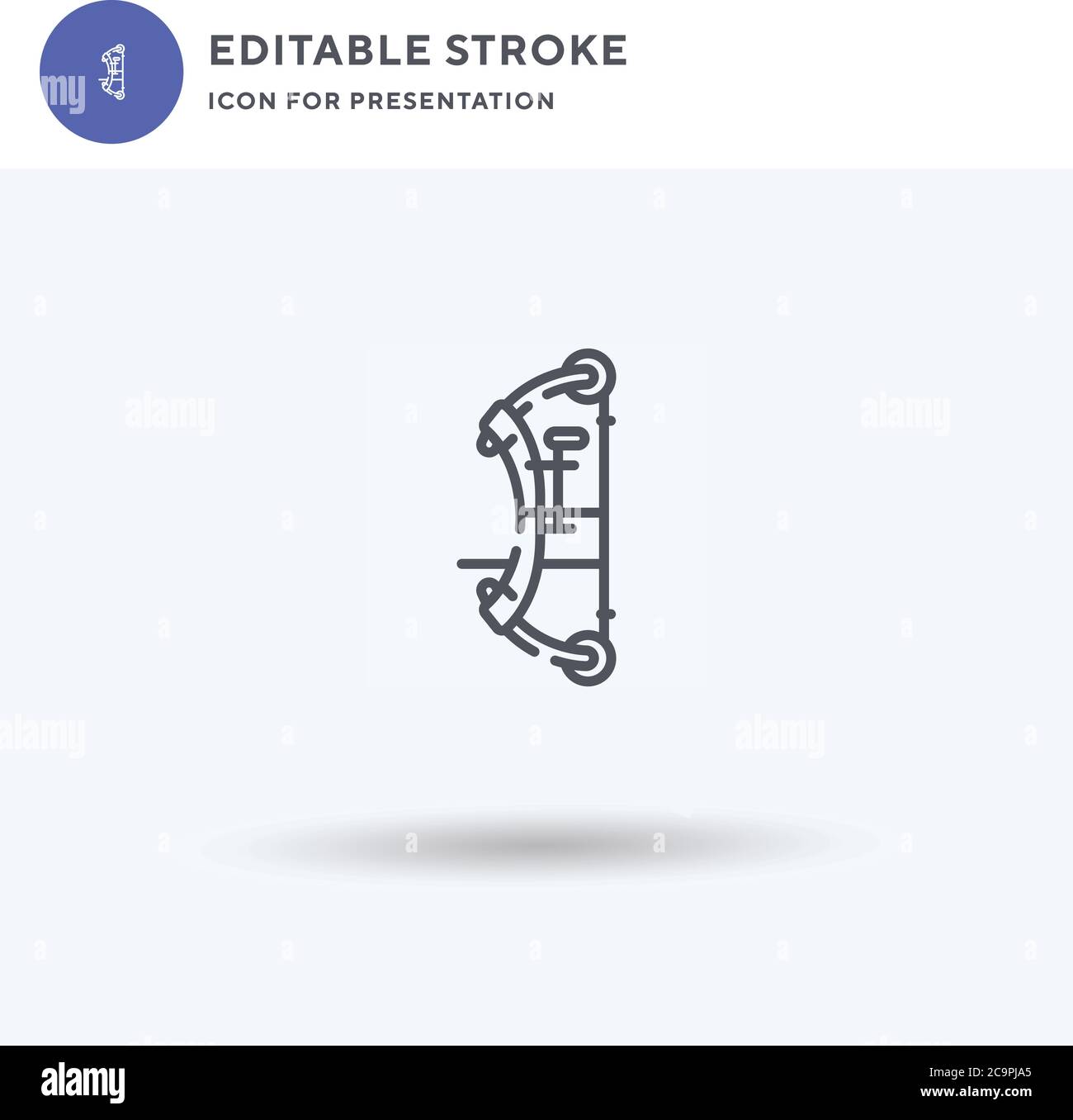Arch icon vector, filled flat sign, solid pictogram isolated on white ...