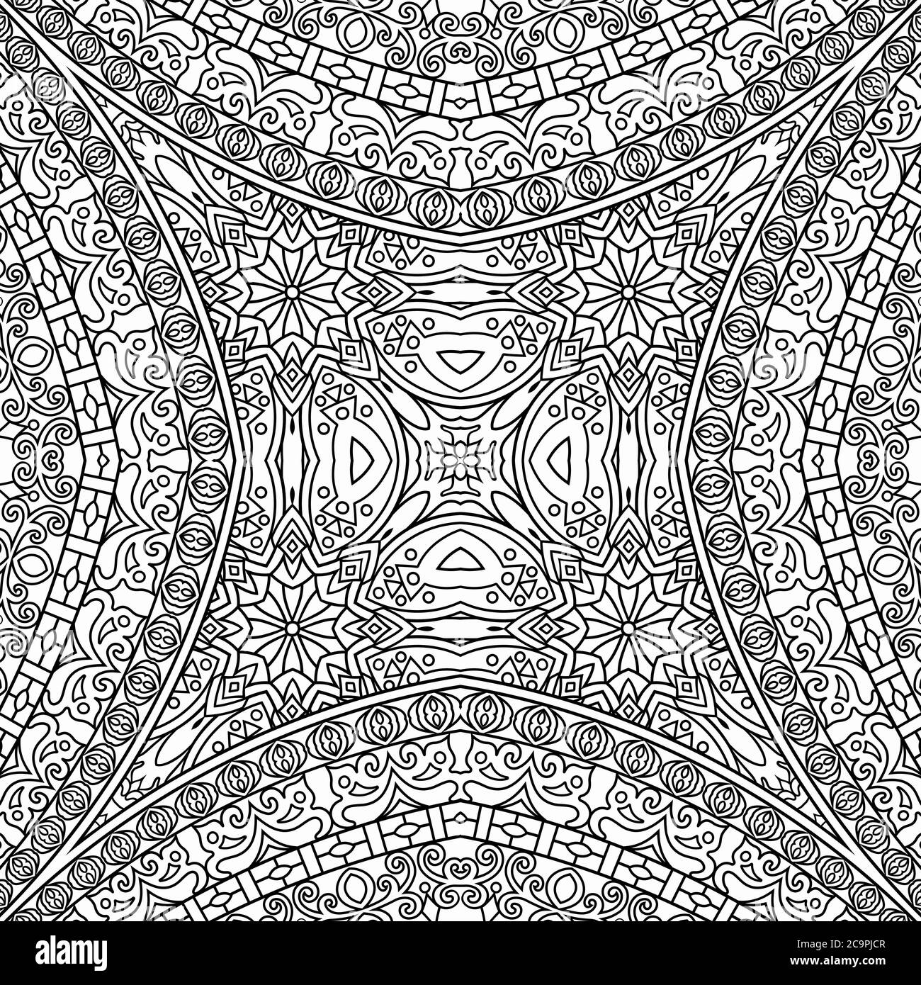 Hippie textile background seamless Cut Out Stock Images & Pictures - Alamy