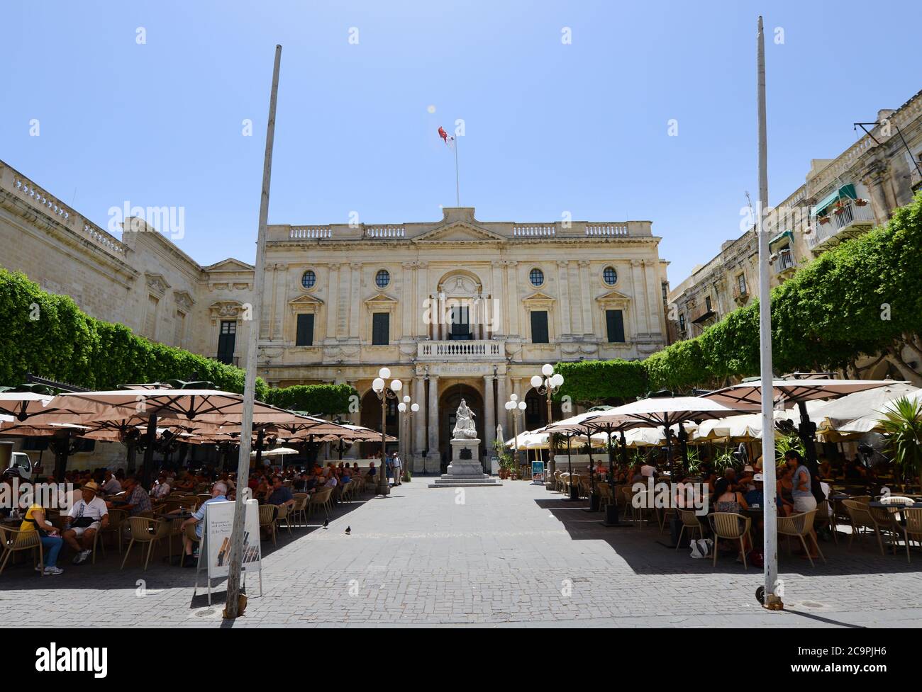 The National Library of Malta in Valletta Stock Photo - Alamy