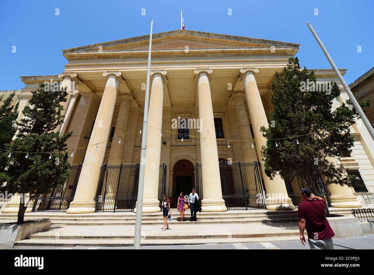 The Courts of Justice building in Valletta, Malta Stock Photo - Alamy