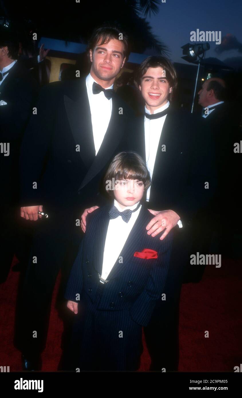 Santa Monica, California, USA 24th February 1996 Actors/brothers Joey ...