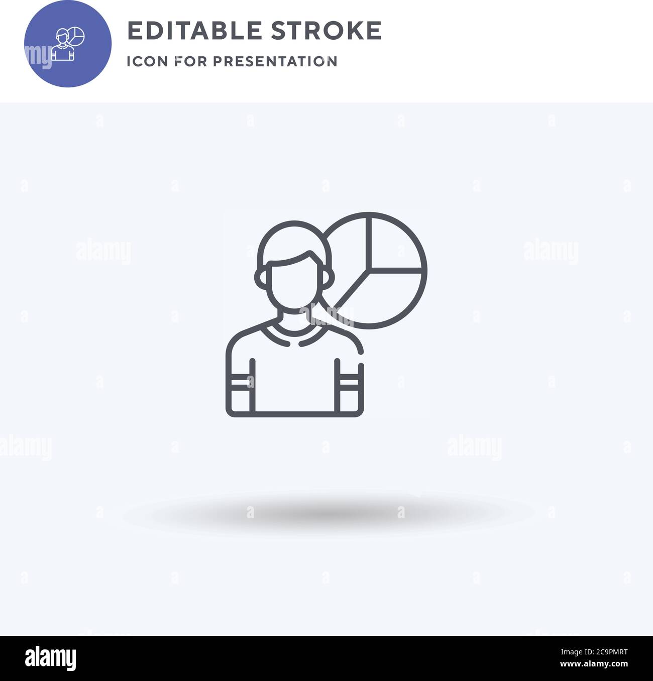 Analysis icon vector, filled flat sign, solid pictogram isolated on ...