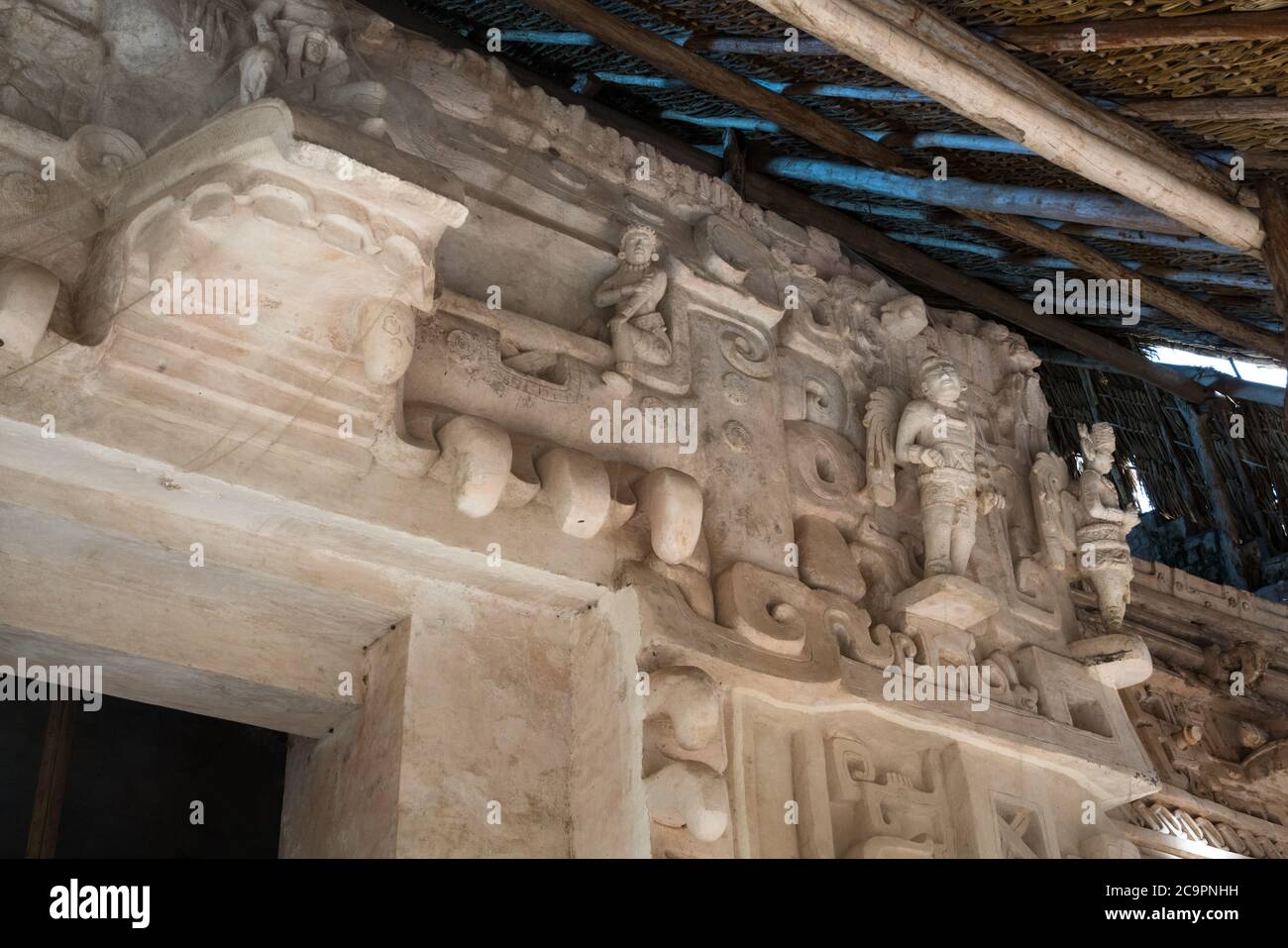 The temple called The Throne or El Trono in the Acropolis housed the ...