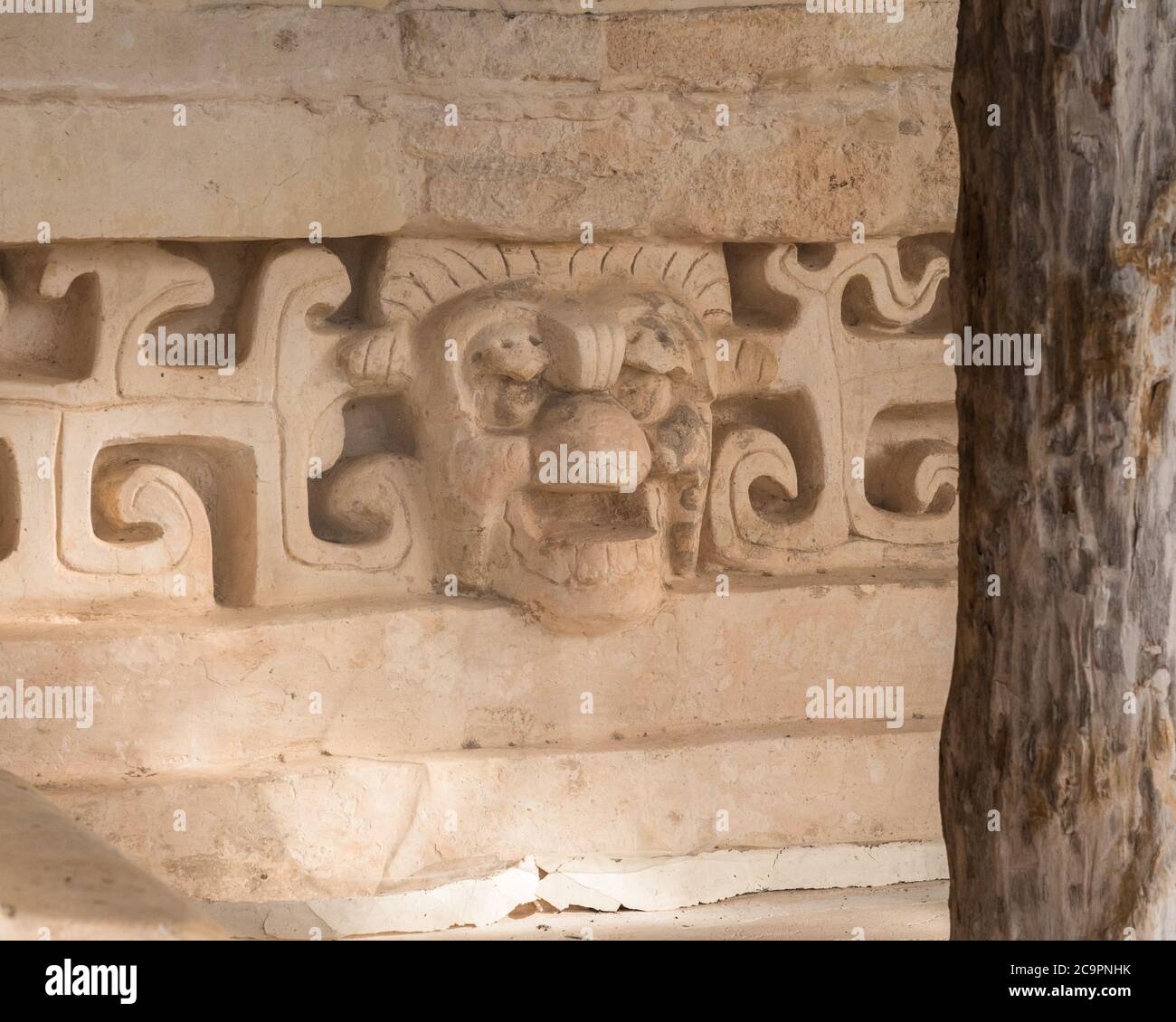The temple called The Throne or El Trono in the Acropolis housed the ...