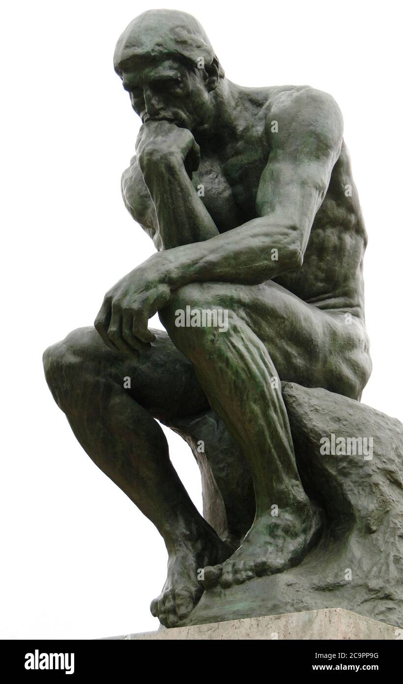 Auguste Rodin (1840-1917). Escultor francés. El Pensador,1903. Bronce ...