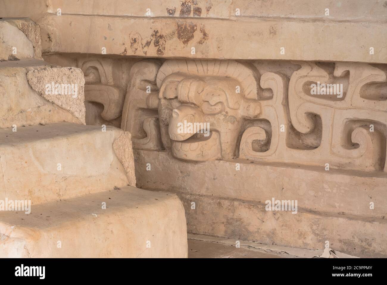 The temple called The Throne or El Trono in the Acropolis housed the ...
