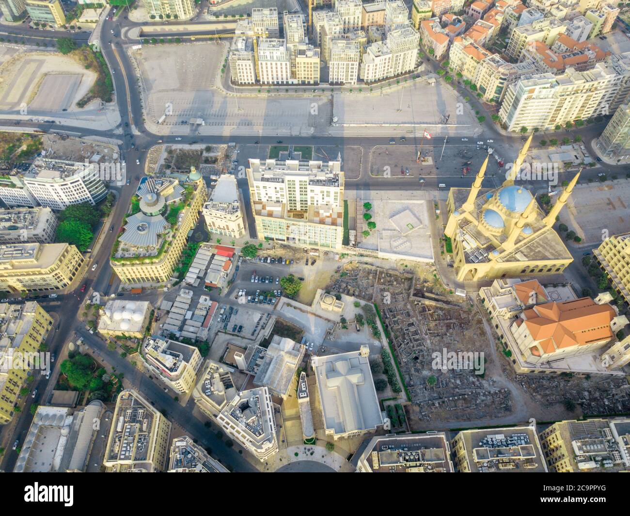 Aerial view of Beirut , capital of Lebanon Stock Photo - Alamy