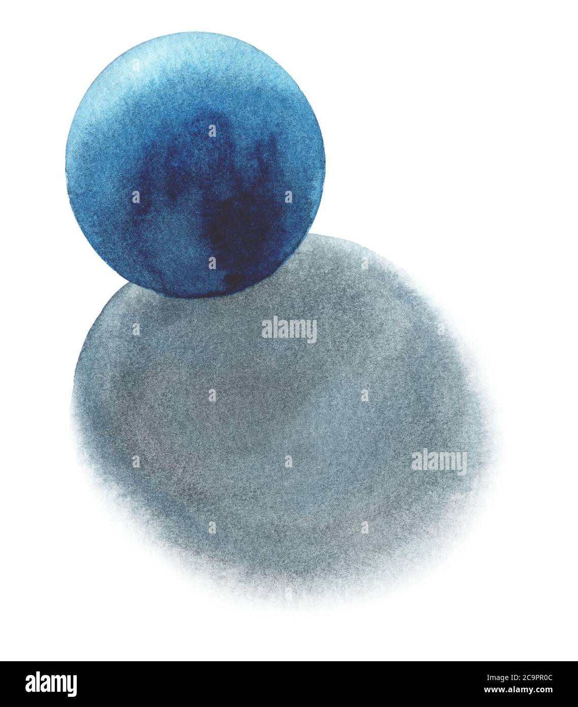 blue sphere - light from the back, basic geometric shapes with dramatic ...