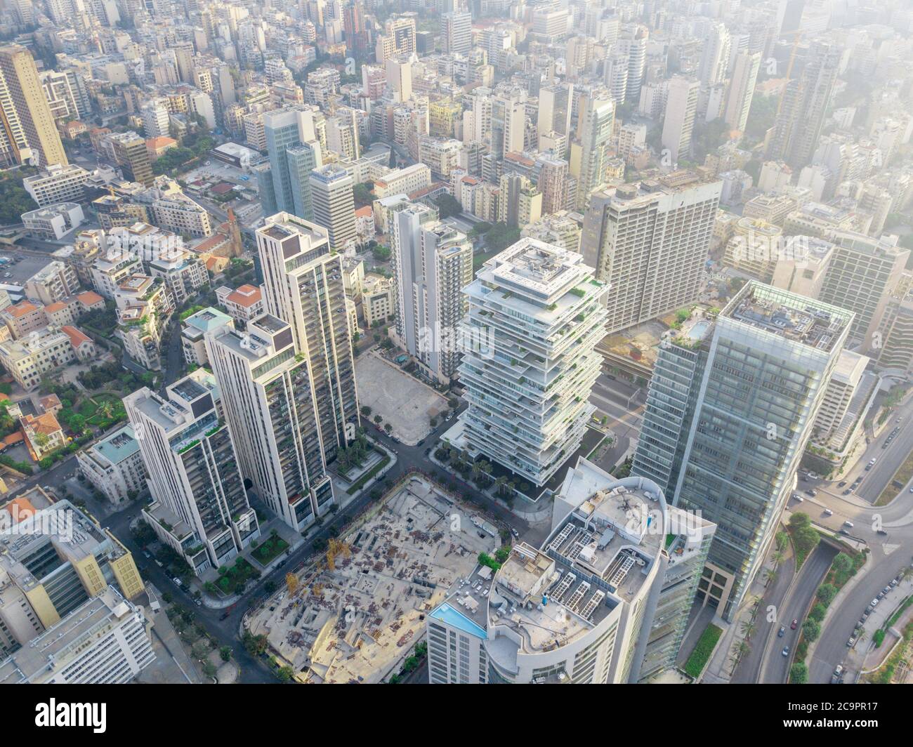 Aerial view of Beirut , capital of Lebanon Stock Photo - Alamy