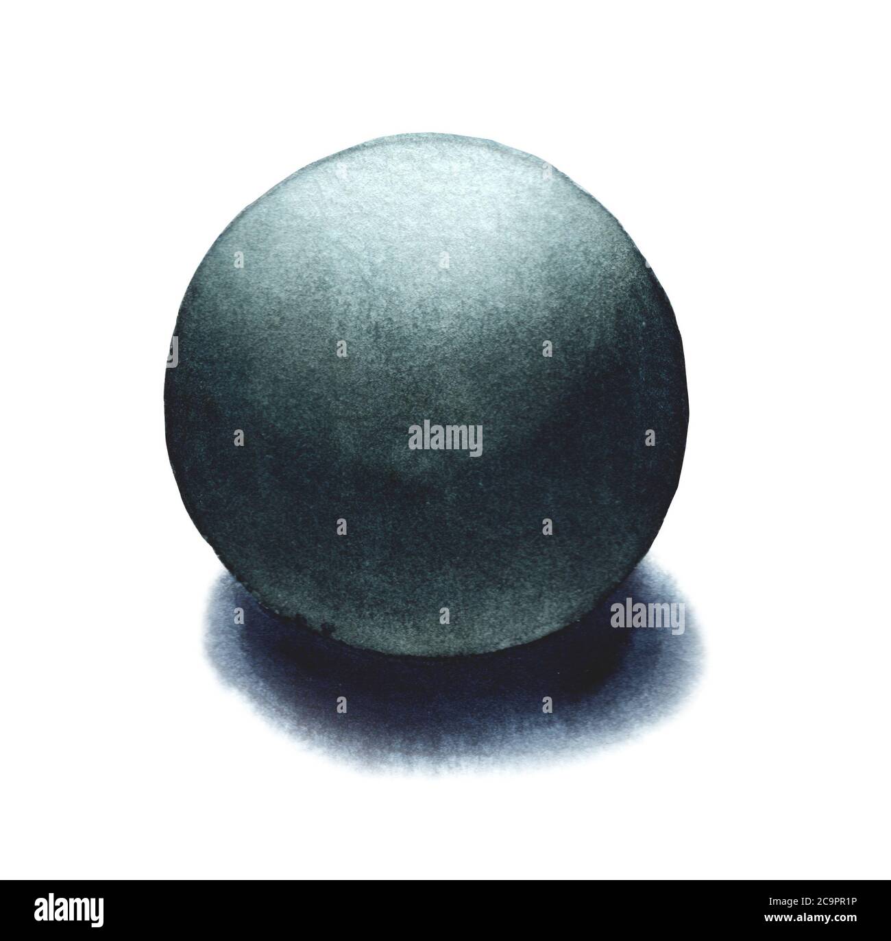 Realistic 3d basic shapes sphere shape with shadow hi-res stock ...