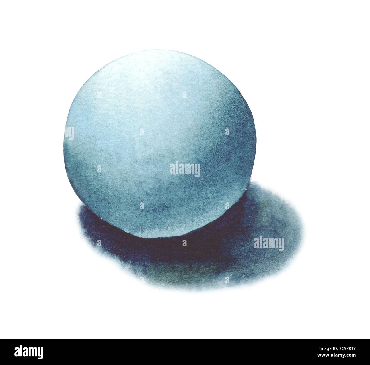 Sphere, basic geometric shapes with dramatic light and shadow in ...