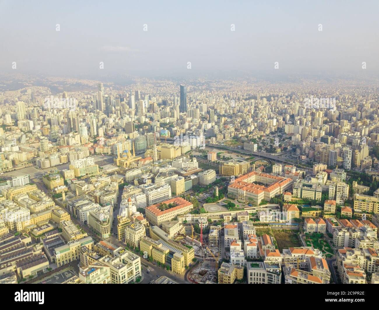 Aerial view of Beirut , capital of Lebanon Stock Photo - Alamy