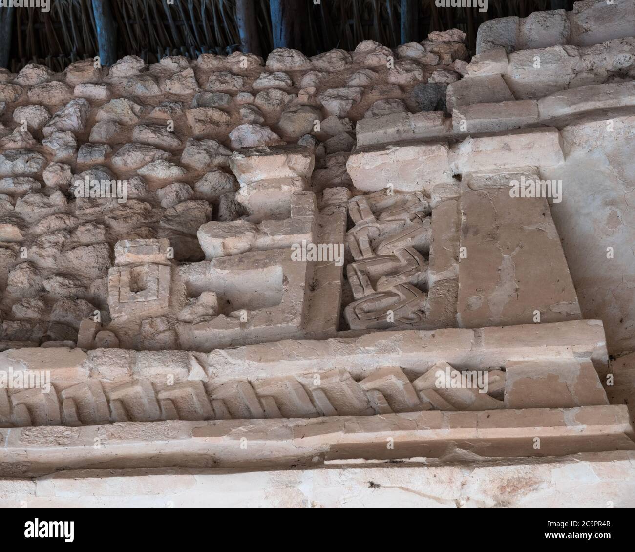 The temple called The Throne or El Trono in the Acropolis housed the ...