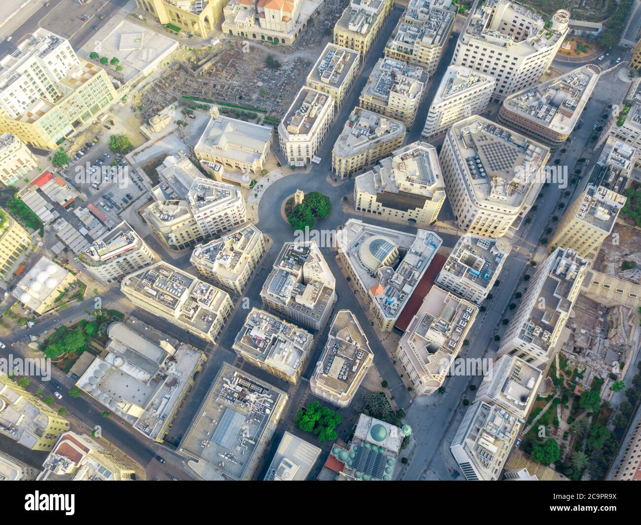 Aerial view of Beirut , capital of Lebanon Stock Photo - Alamy