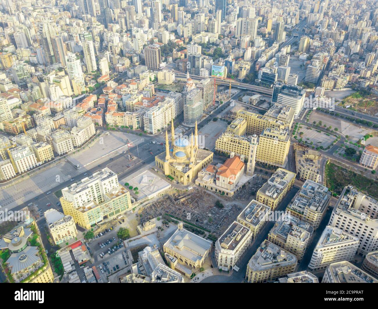 Aerial view of Beirut , capital of Lebanon Stock Photo - Alamy