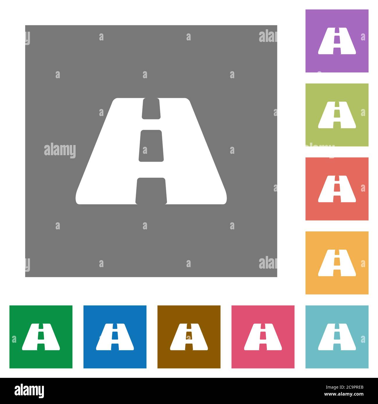 Simple road vector Stock Vector Images - Alamy