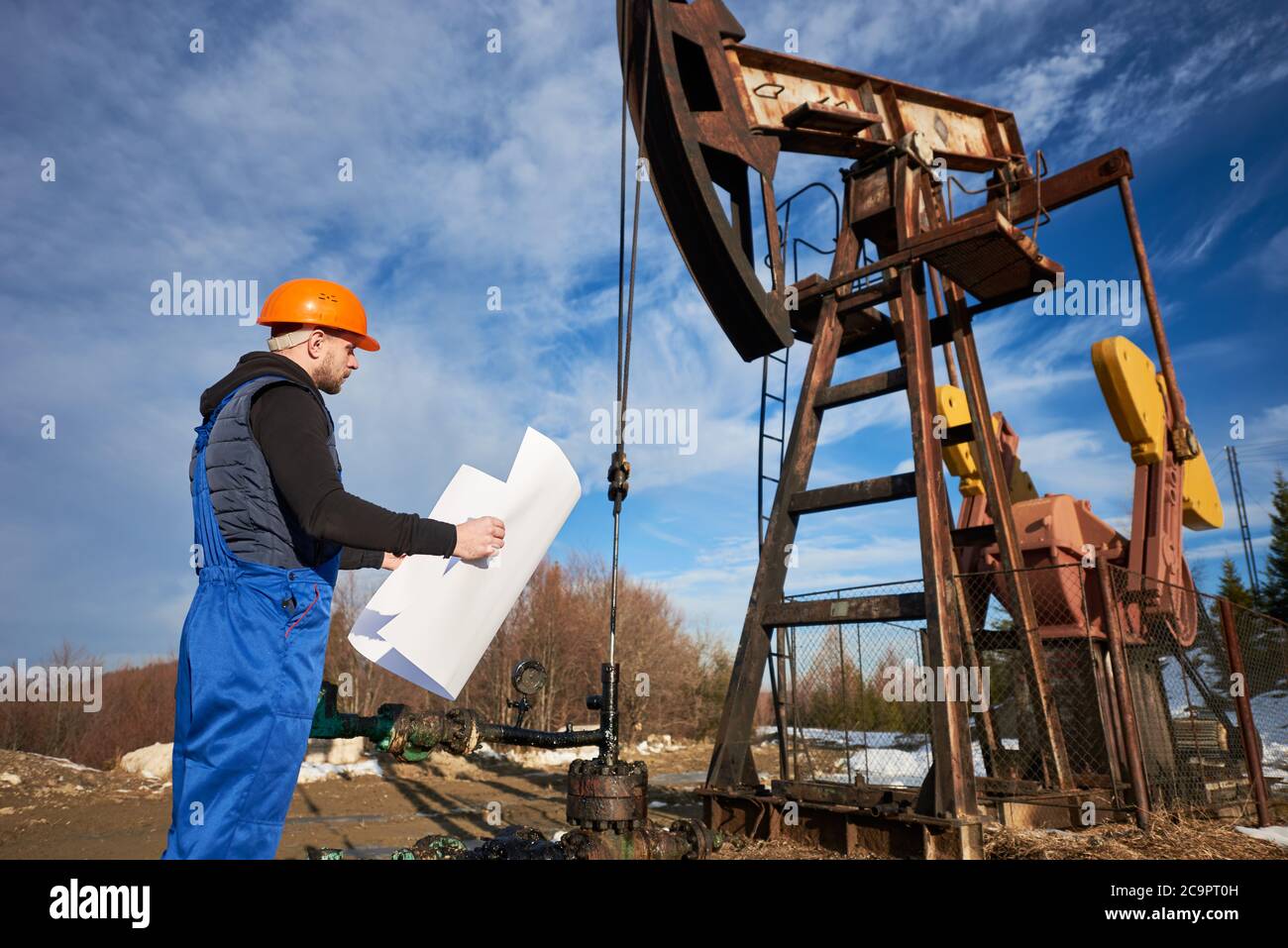 Professional petroleum refinery engineer hi-res stock photography and ...
