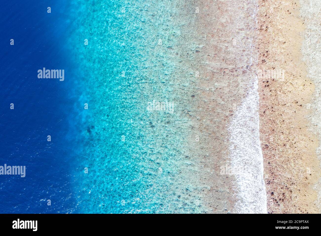 Top view aerial photo from flying drone. Beautiful beach. Aerial view ...