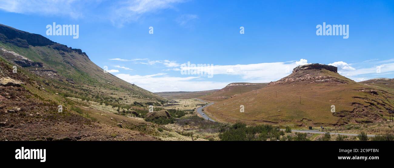 Landscape in the beautiful Golden Gate Highlands National Park ...