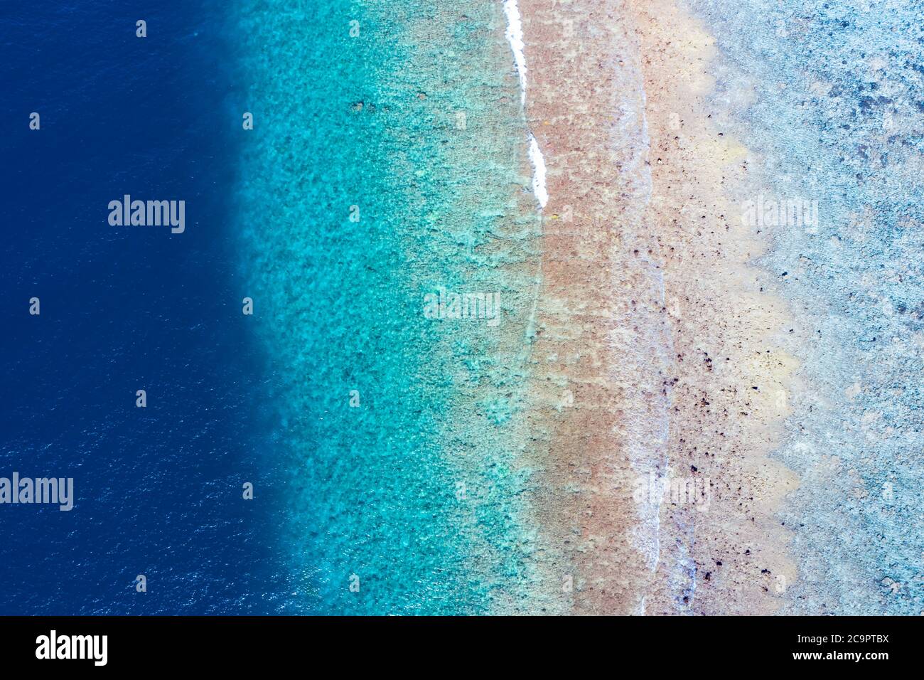 Top view aerial photo from flying drone. Beautiful beach. Aerial view ...