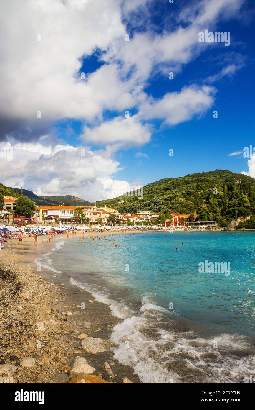Krioneri beach, Parga, Greece Stock Photo - Alamy