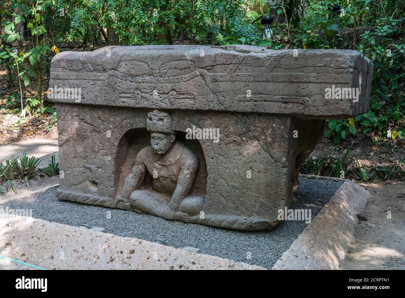 Olmec altar la venta park hi-res stock photography and images - Alamy