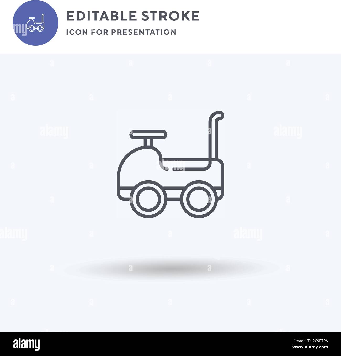 Ride On icon vector, filled flat sign, solid pictogram isolated on ...
