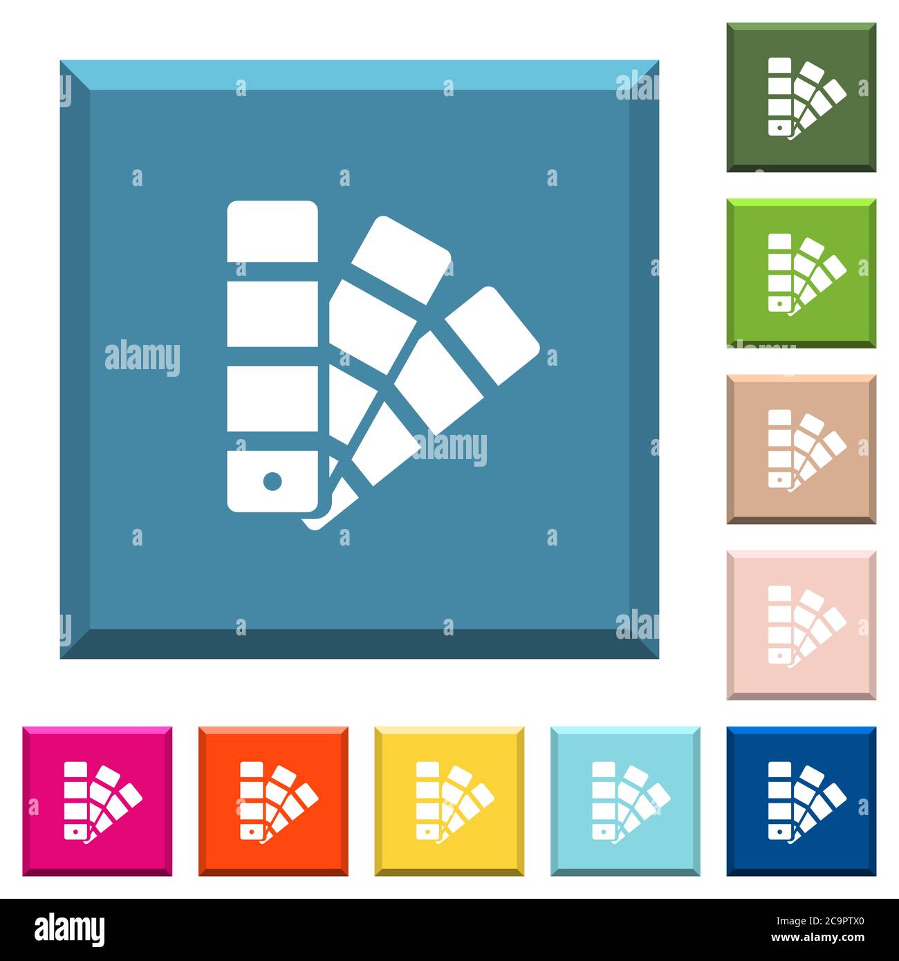 Square color palette guide spectrum hi-res stock photography and images ...