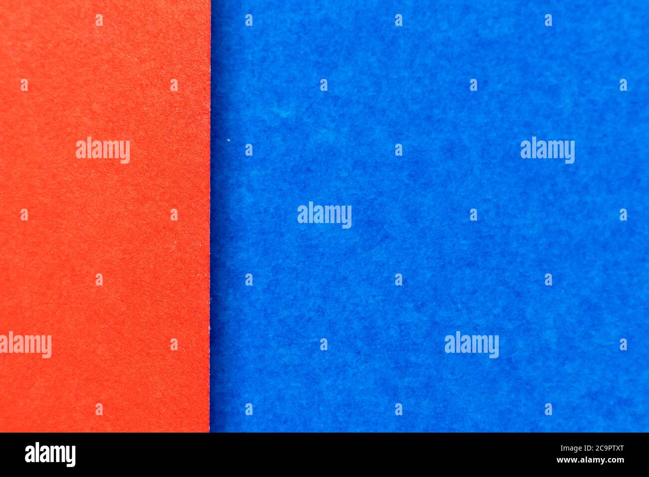 Abstract red and blue color paper textured background with copy space ...
