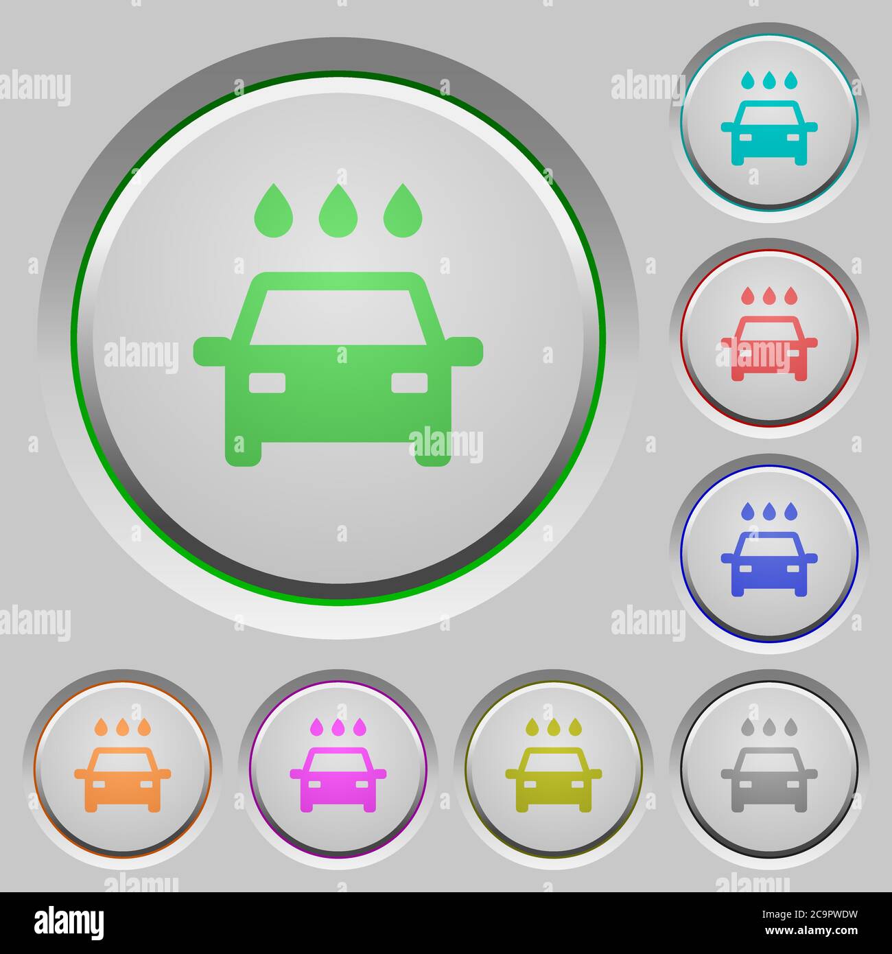 Car on edge Stock Vector Images - Alamy