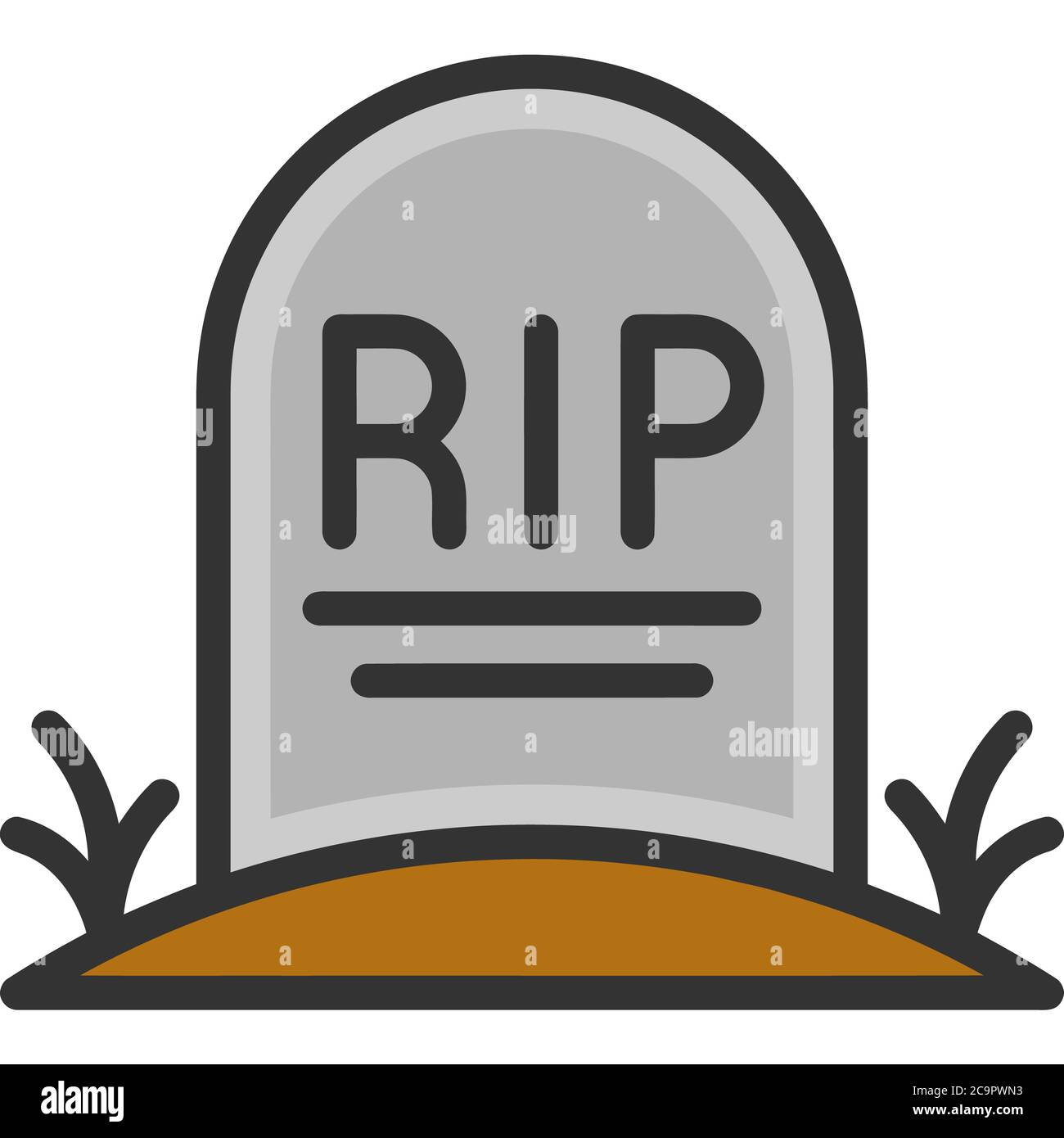 rip tomb grave cemetery halloween rest in peace illustration Stock ...