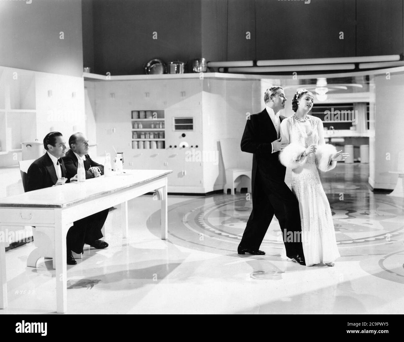 NOEL MADISON ROLAND YOUNG JACK WHITING and JESSIE MATTHEWS in SAILING ALONG 1938 director SONNIE ...