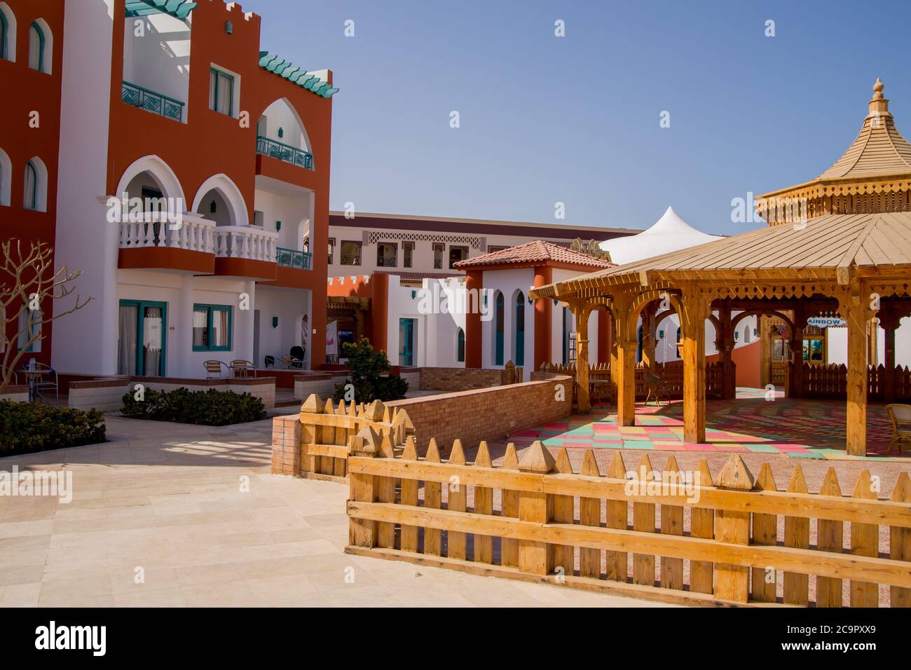 an arabic architecture in an egyptian hotel Stock Photo - Alamy
