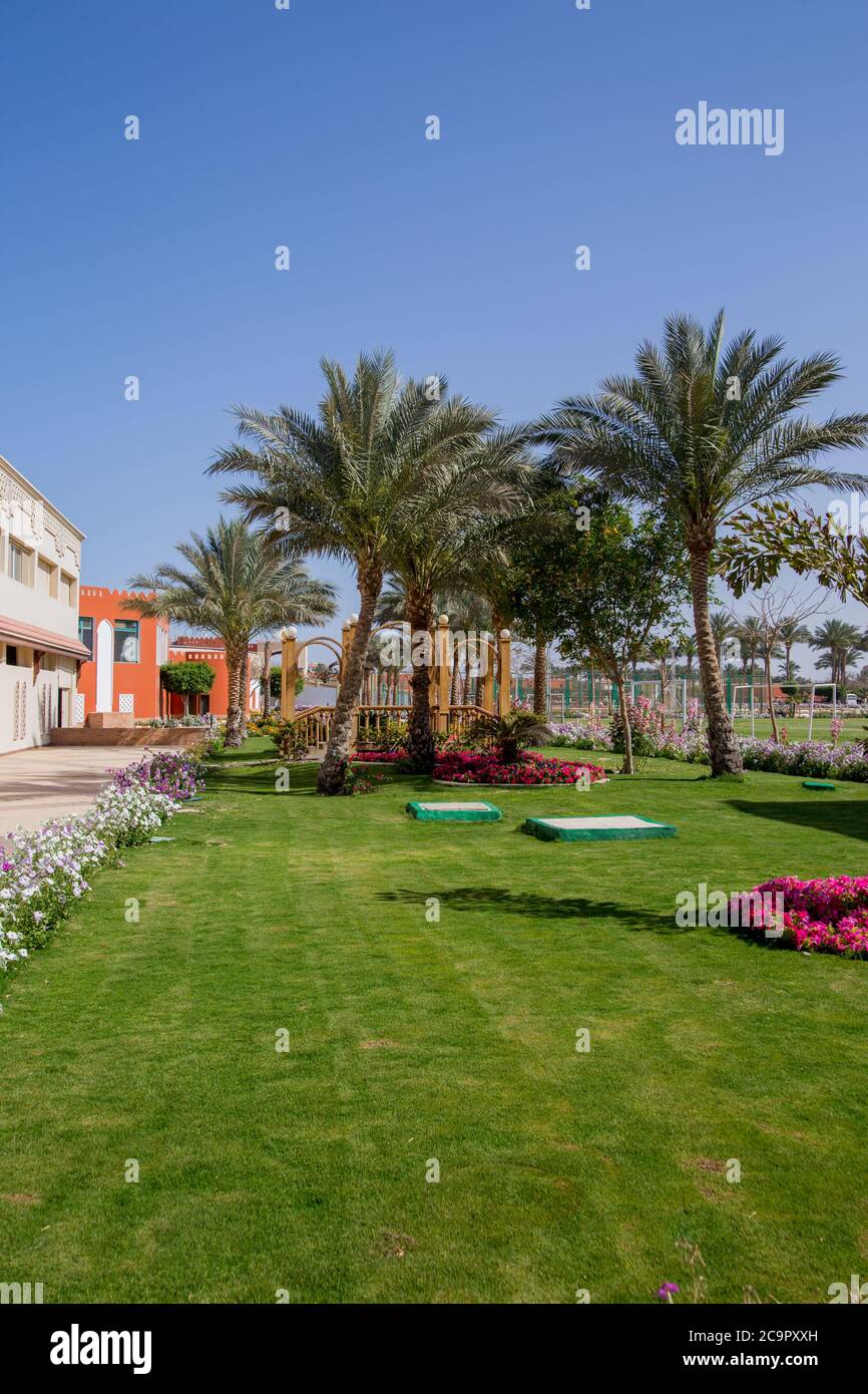 an arabic architecture in an egyptian hotel Stock Photo - Alamy