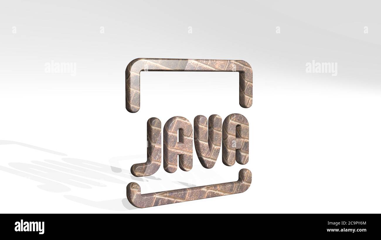 java casting shadow from a perspective. A thick sculpture made of ...