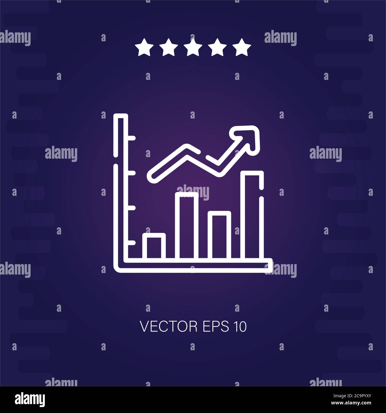 bar chart vector icon Stock Vector Image & Art - Alamy