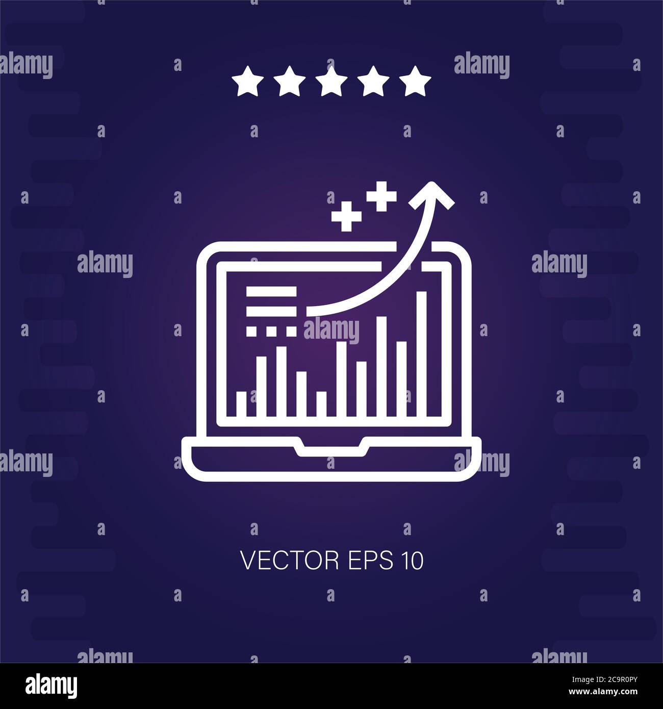 analytics vector icon Stock Vector Image & Art - Alamy