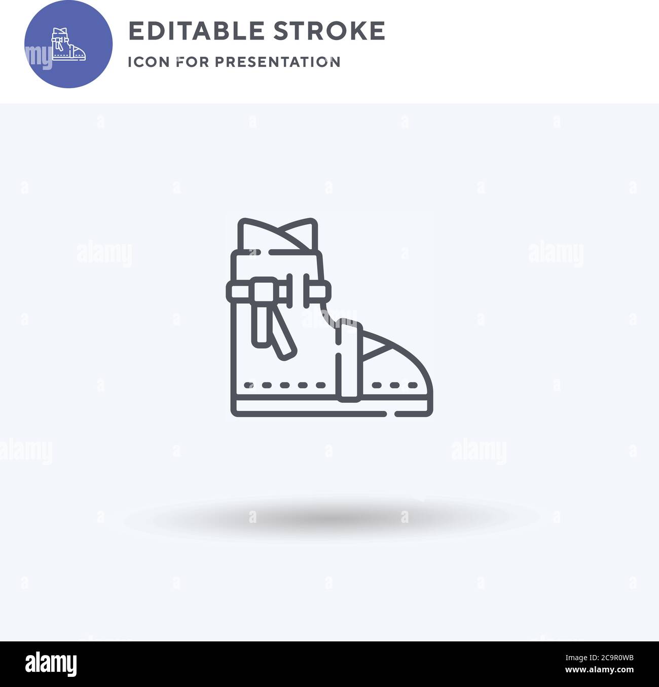 Boots icon vector, filled flat sign, solid pictogram isolated on white ...