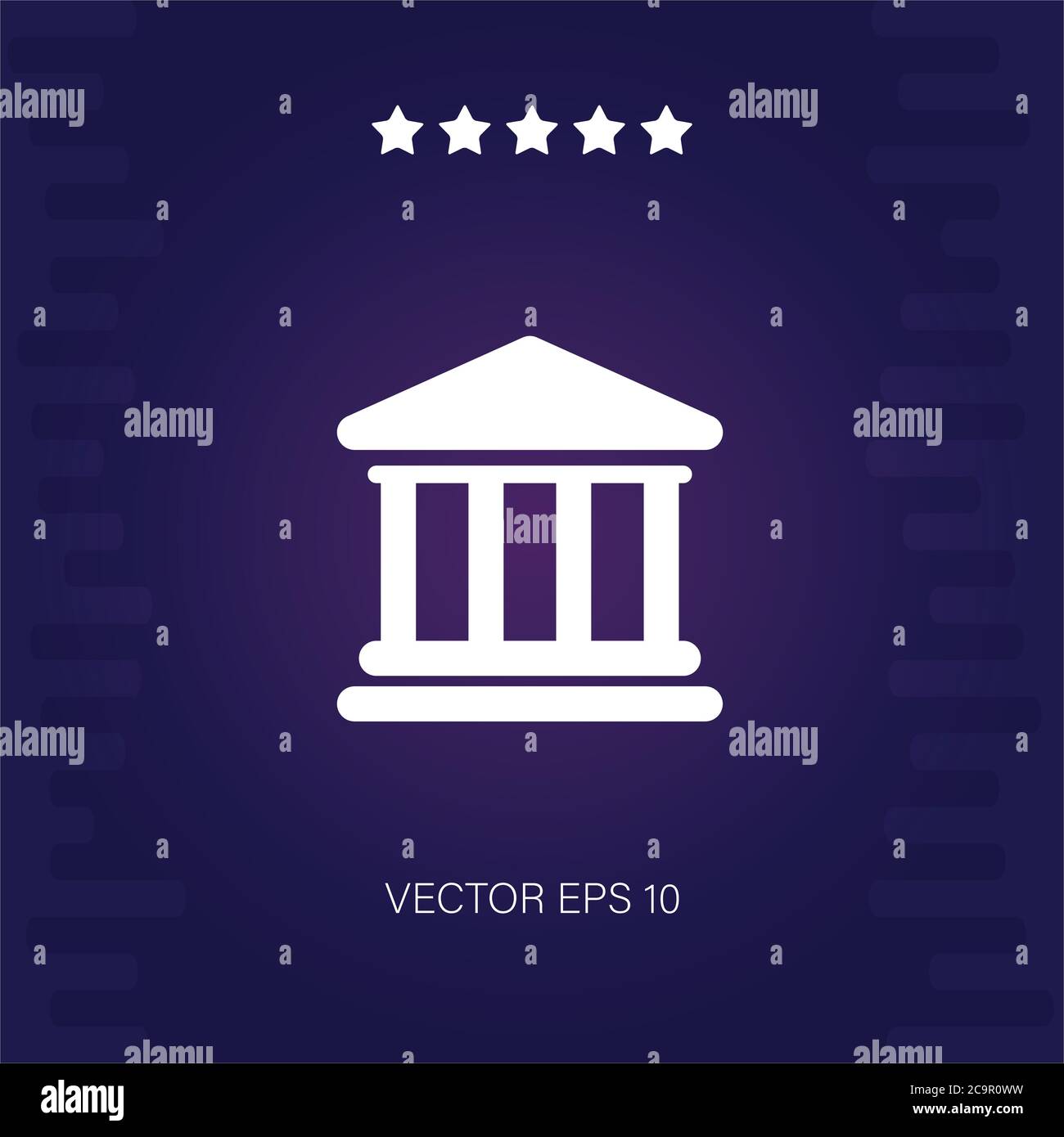 bankbuilding vector icon Stock Vector Image & Art - Alamy