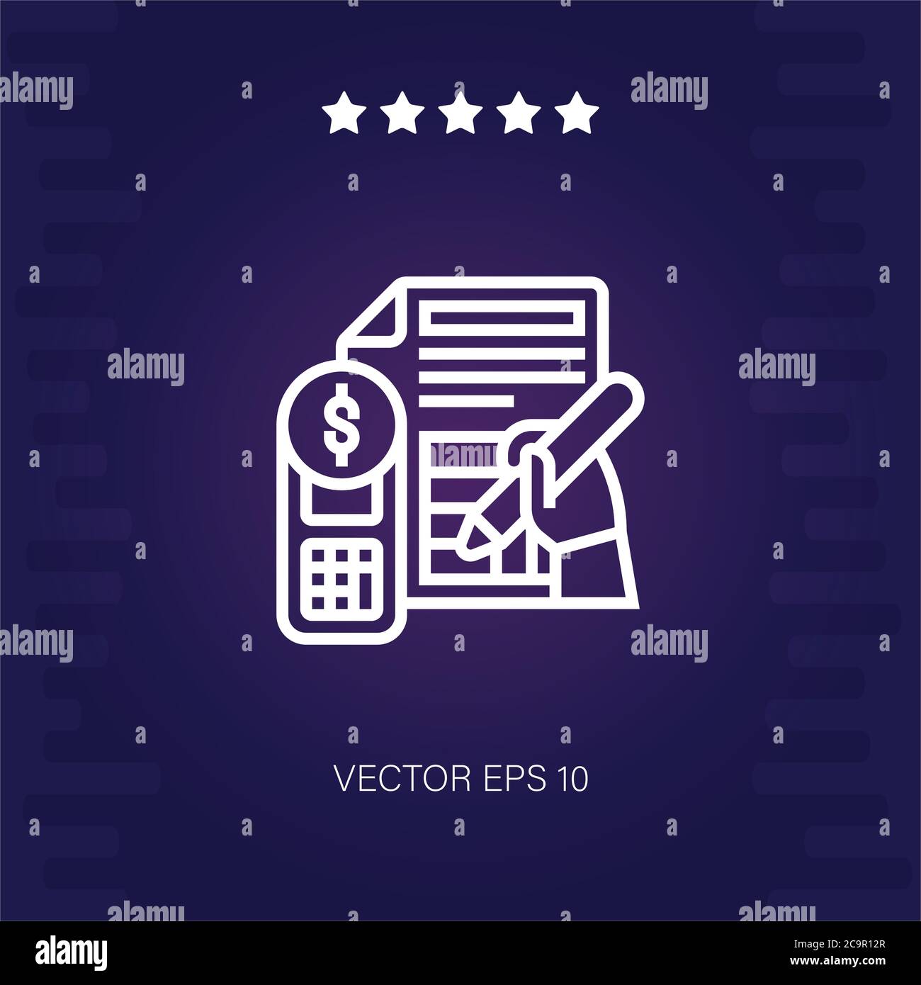 budget vector icon Stock Vector Image & Art - Alamy